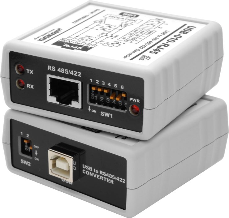 RS485/422をRJ45コネクタにしたUSB RS-485/RS-422 絶縁型変換器 USB-010-RJ45 ｜ Interface ...